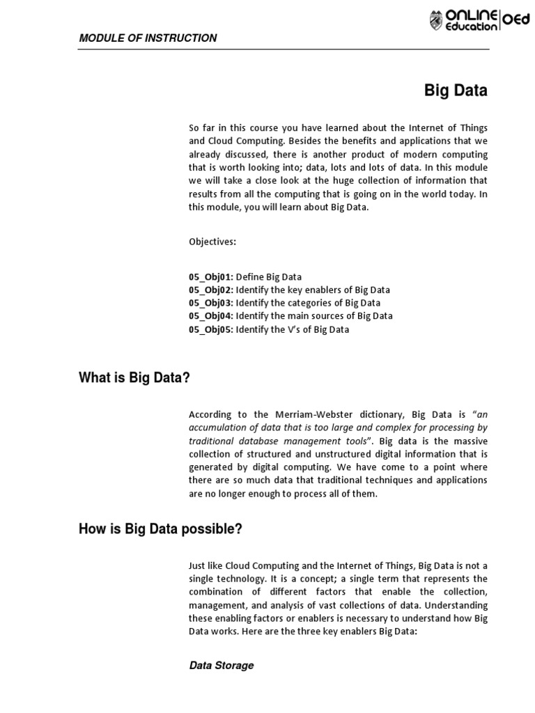 Big Data | PDF | Big Data | Metadata