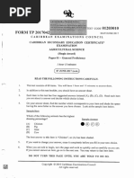 Csec Integrated Science Paper 1 2023 | PDF