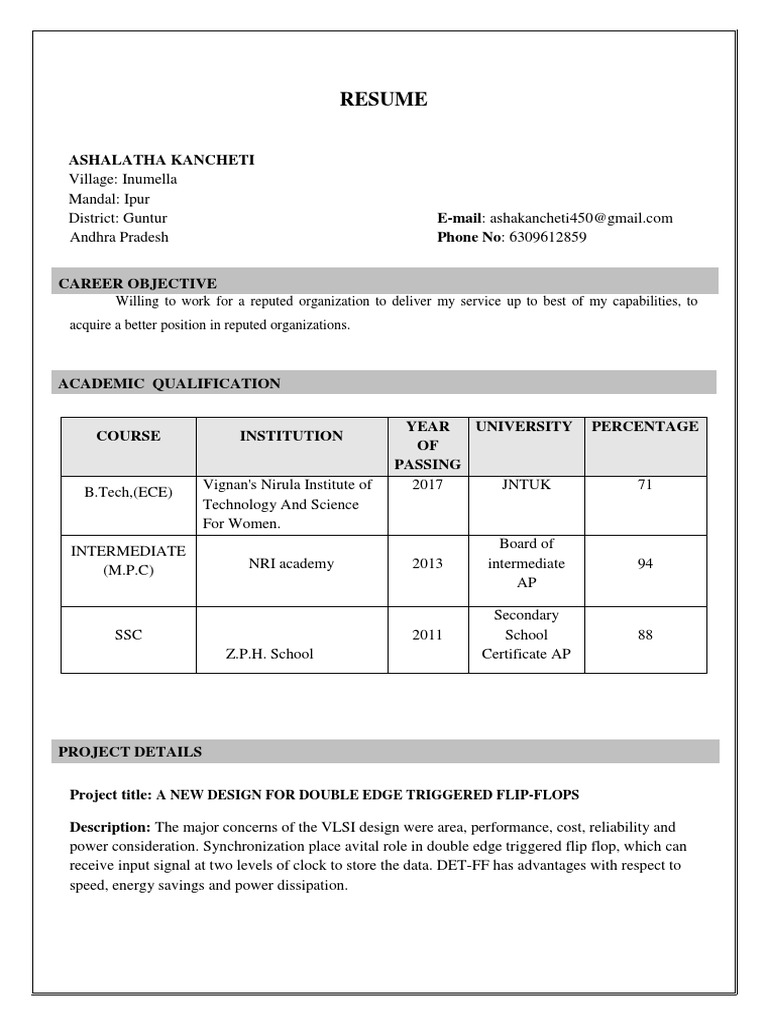 Asha RESUME PDF | PDF | Computing | Digital Technology