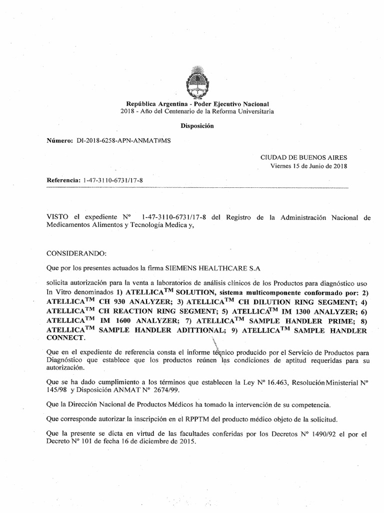 Manual Scab ANMAT PDF | PDF