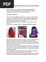 Documento 4 B Decoloración Capilar | PDF | Pelo | Color