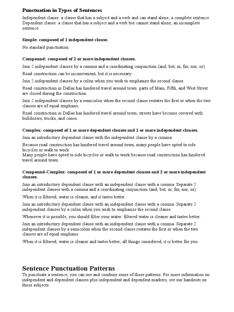 Sentence Structure Owl | PDF | Comma | Sentence (Linguistics)