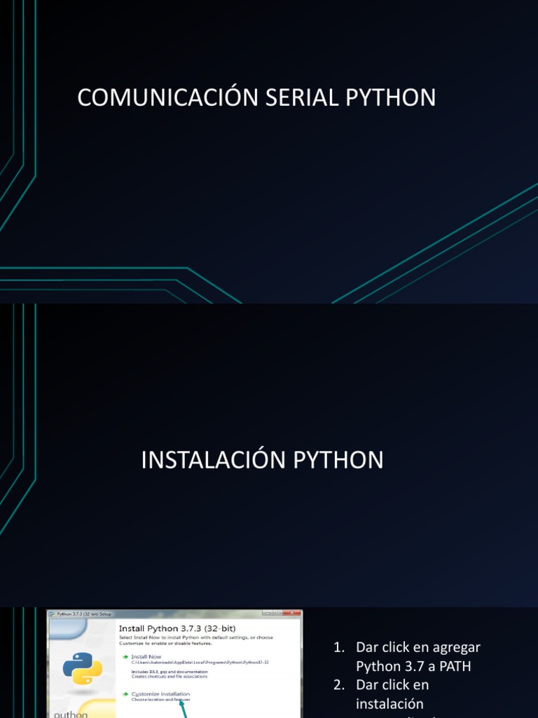 Comunicación Serial Python | PDF | Juegos y actividades | Informática