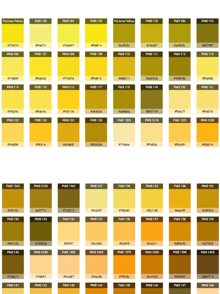 Pantone - Conversión A RGB | PDF