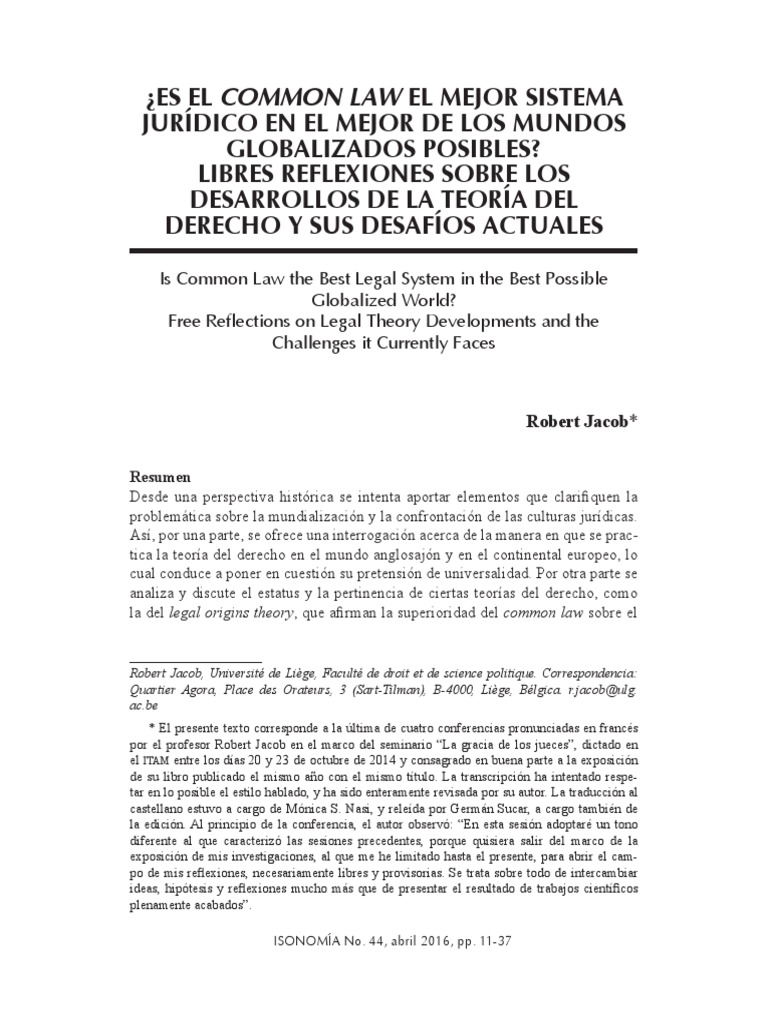 Common Law PDF | PDF | Ley común | Teoría