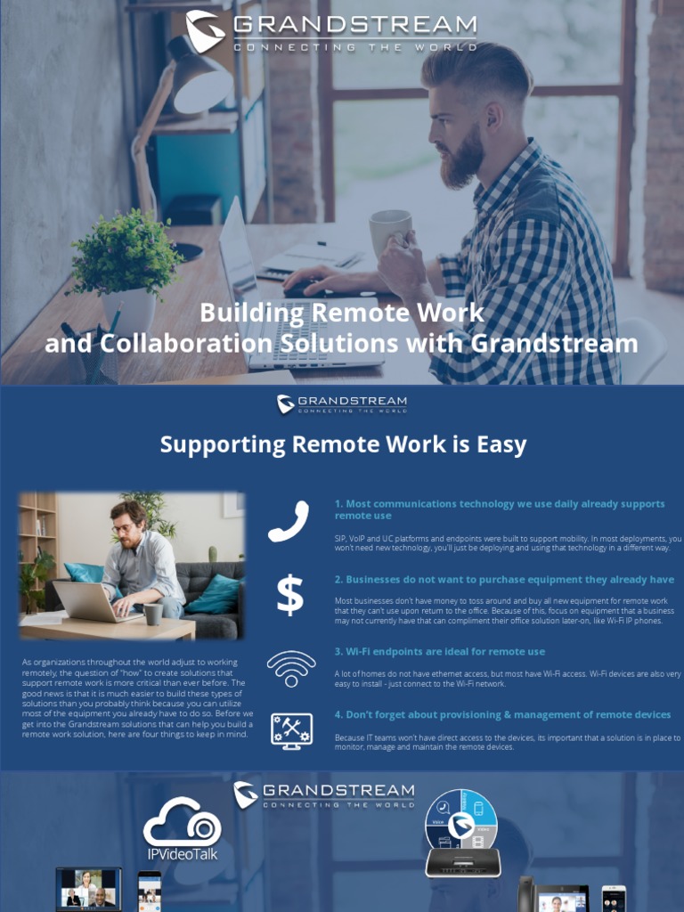 Building Remote Work and Collaboration Solutions With Grandstream | PDF ...