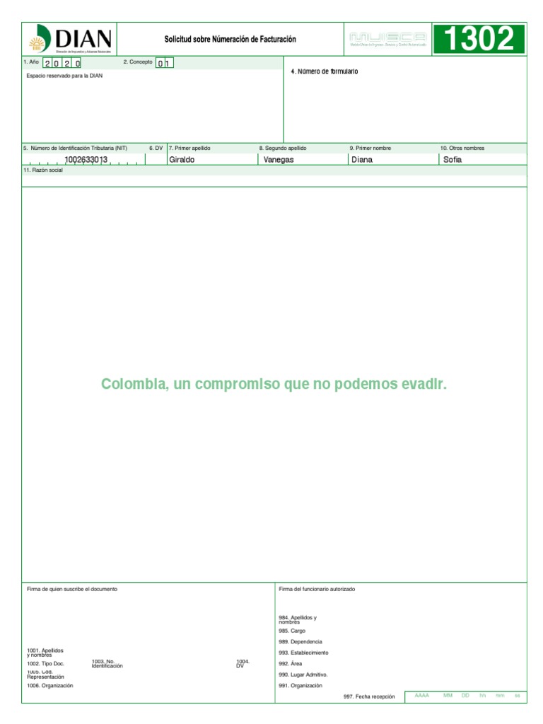 Formulario 1302 | PDF | Business | Science