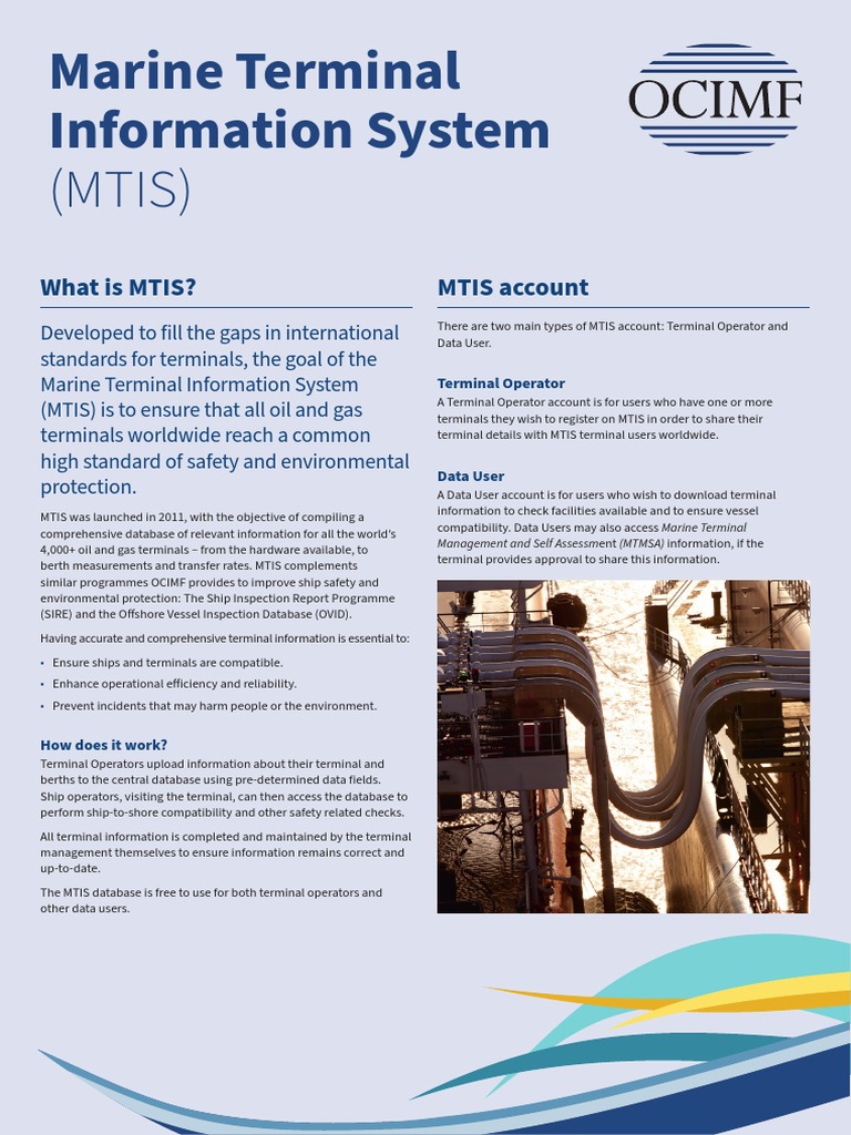 (MTIS) : Marine Terminal Information System | Download Free PDF ...
