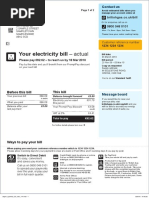 Thames Water Bill | PDF | Water Supply | Credit Bureau