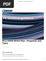 PE 100 and PP Material Properties Sheet | PDF | Yield (Engineering ...