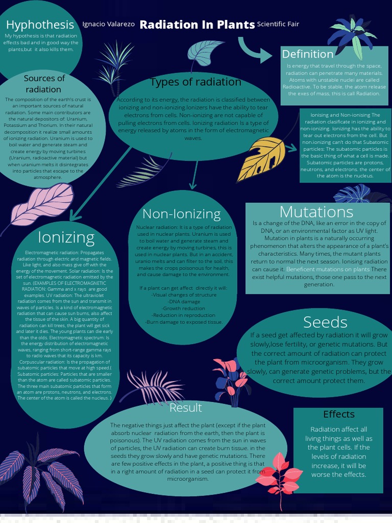 Radiation in Plants | PDF | Ionizing Radiation | Electromagnetic Radiation