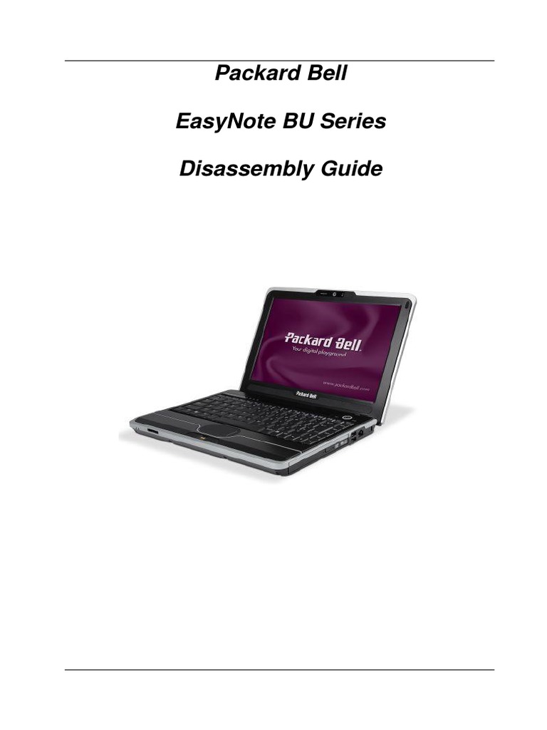 Disassembly EasyNote BU Series | PDF | Hard Disk Drive | Electrical ...