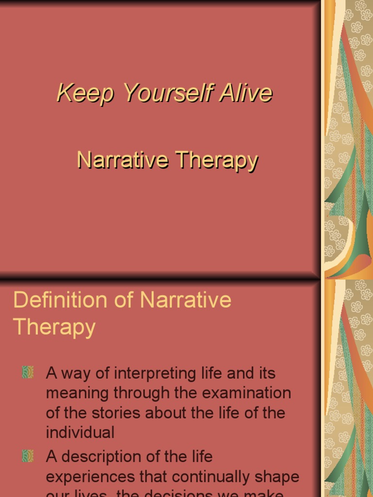 Narrative Therapy Techniques Explained | PDF