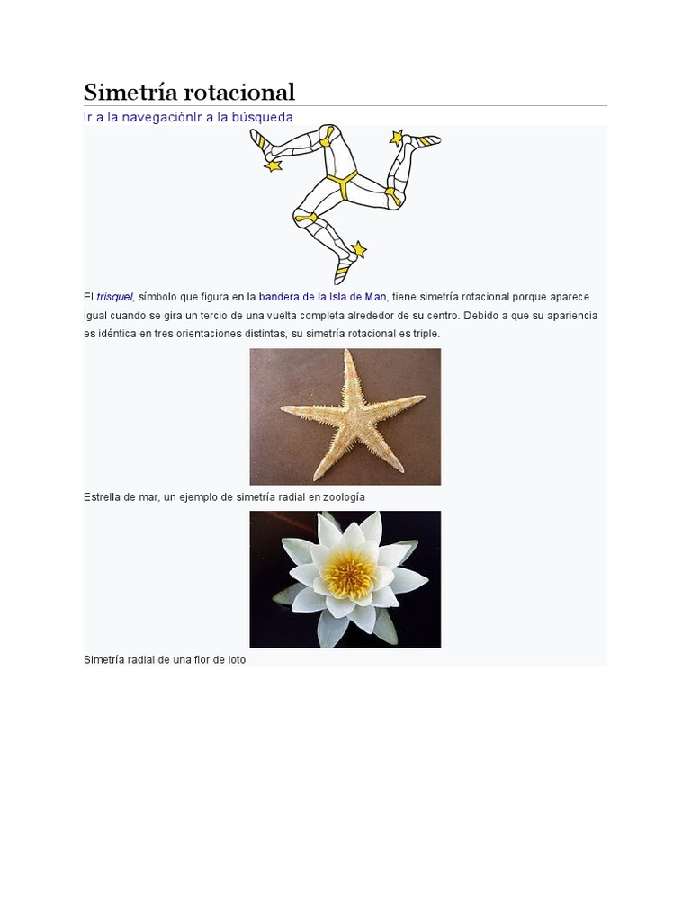 Simetría Rotacional | PDF