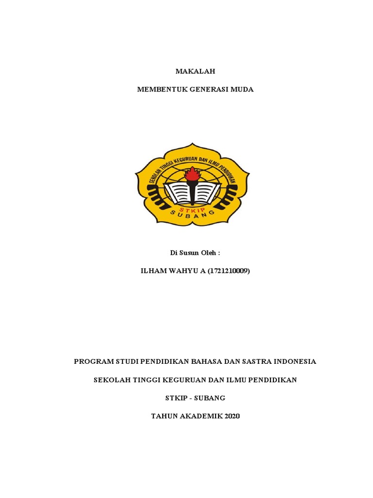 Pembentukan Karakter Generasi Muda | PDF