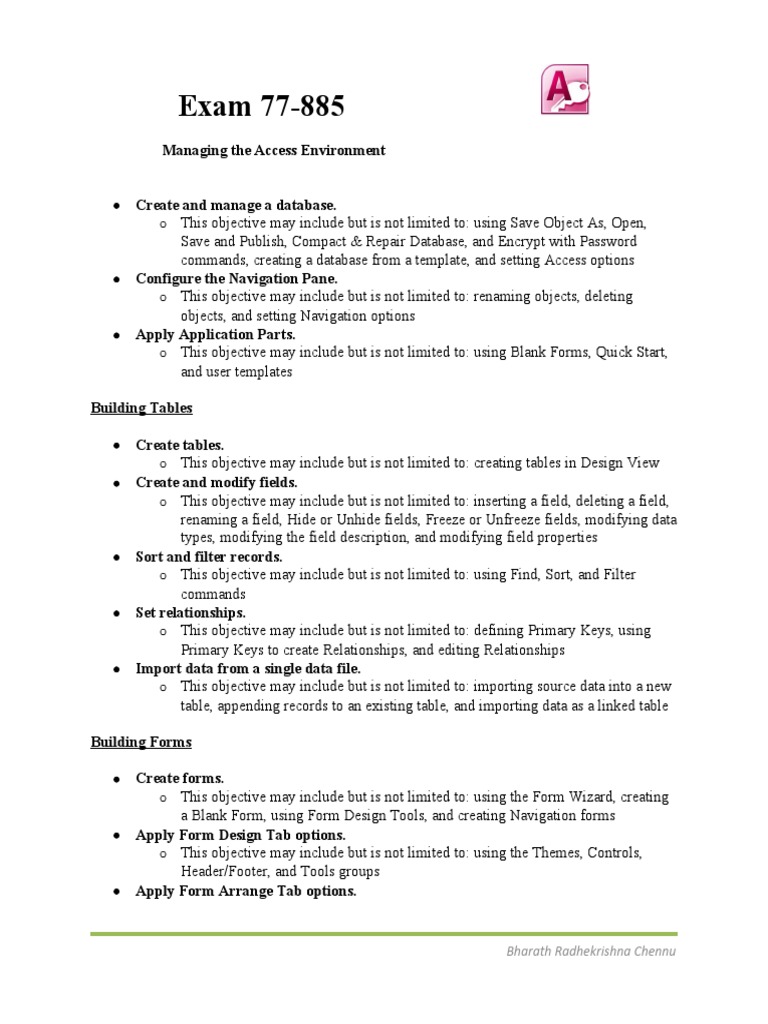 Create And Manage A Database Pdf Databases Data