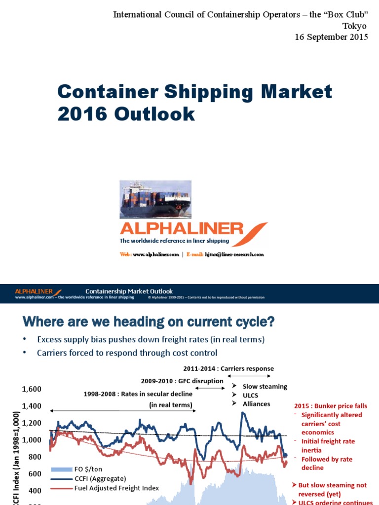 Container Shipping Market 2016 Outlook | PDF | Shipping | Water Transport
