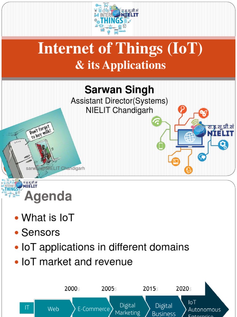 Internet of Things (Iot) : & Its Applications | PDF | Internet Of Things | Sensor