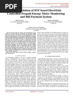 Smart Card Prepaid Electricity System | PDF | Smart Card | Microcontroller