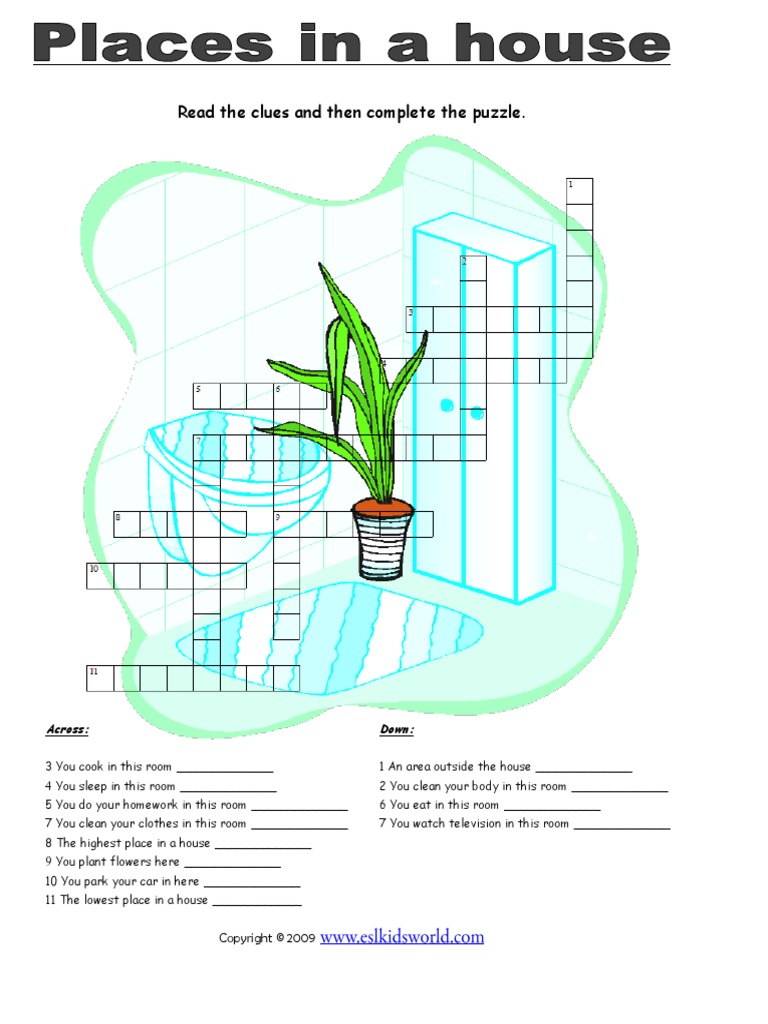 House Places in A House Puzzle | PDF