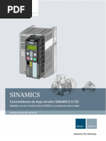 Manual SINAMICS G120C PDF | PDF | Marca comercial | Descarga electrostática