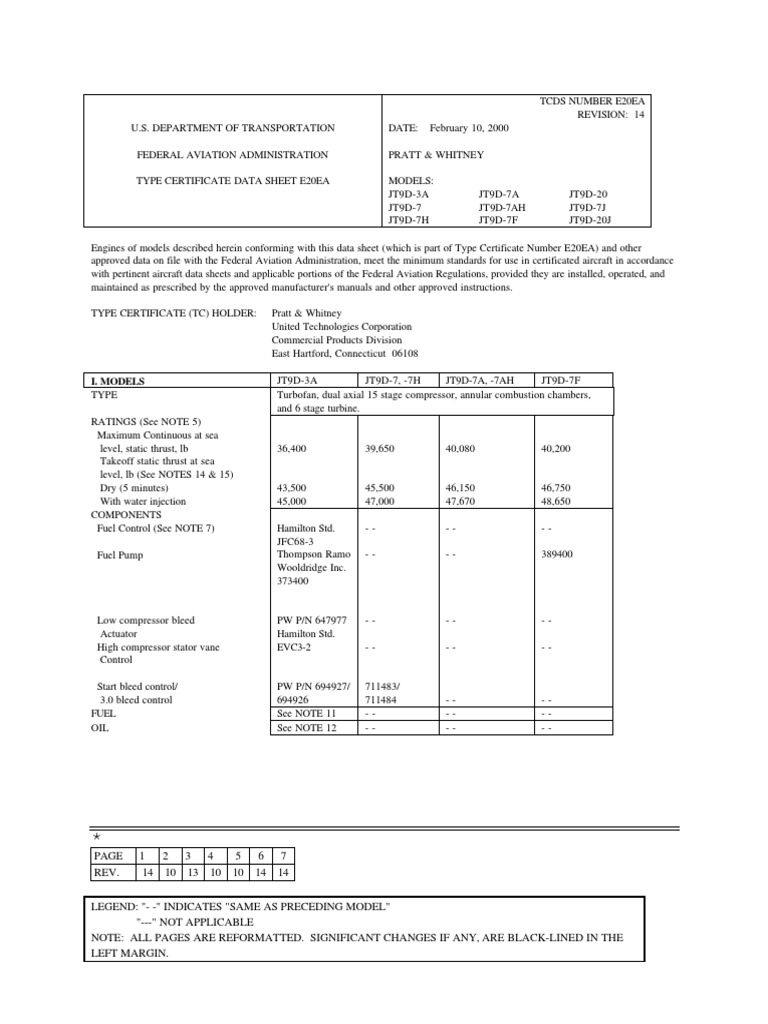 Motor JT9D | PDF | Turbine | Engines