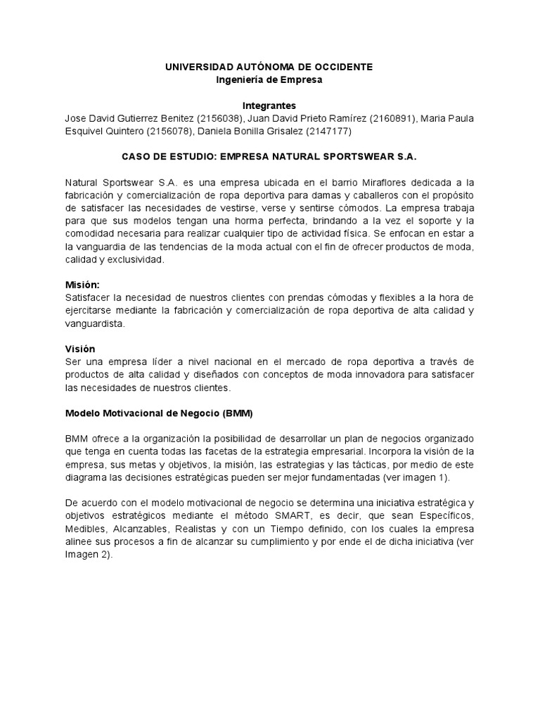 Ae Final | PDF | Análisis FODA | Procesos de negocio