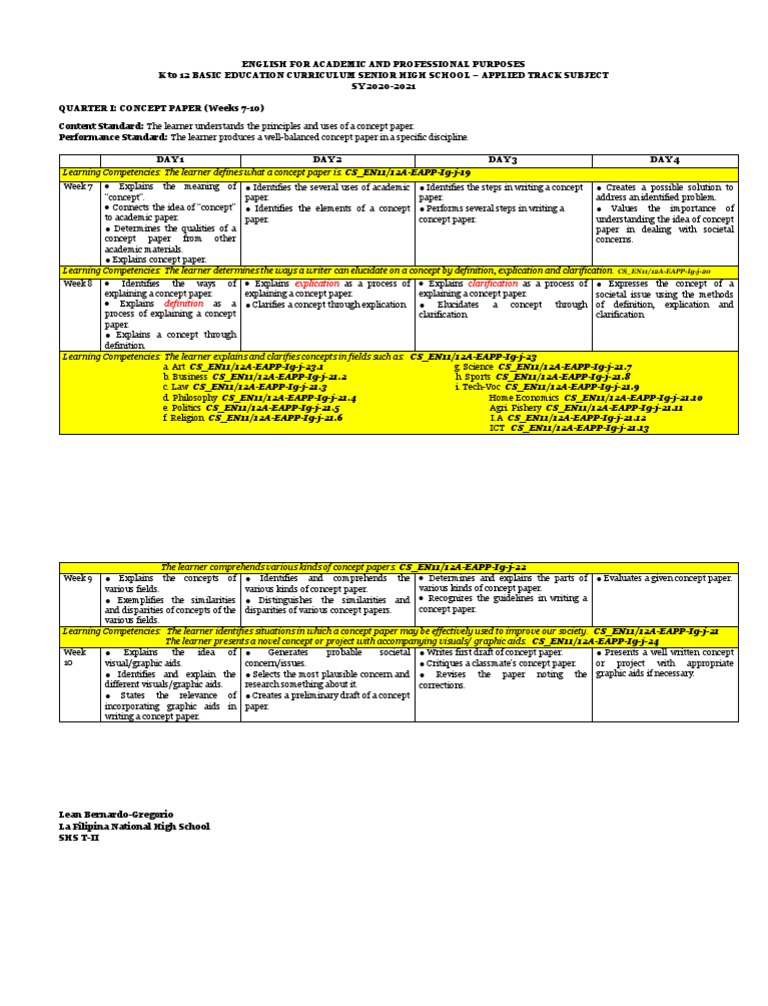 Explication Clarification: CS - EN11/12A-EAPP-Ig-j-20 | PDF | Concept ... Explication Clarification: CS - EN11/12A-EAPP-Ig-j-20 | PDF | Concept ...