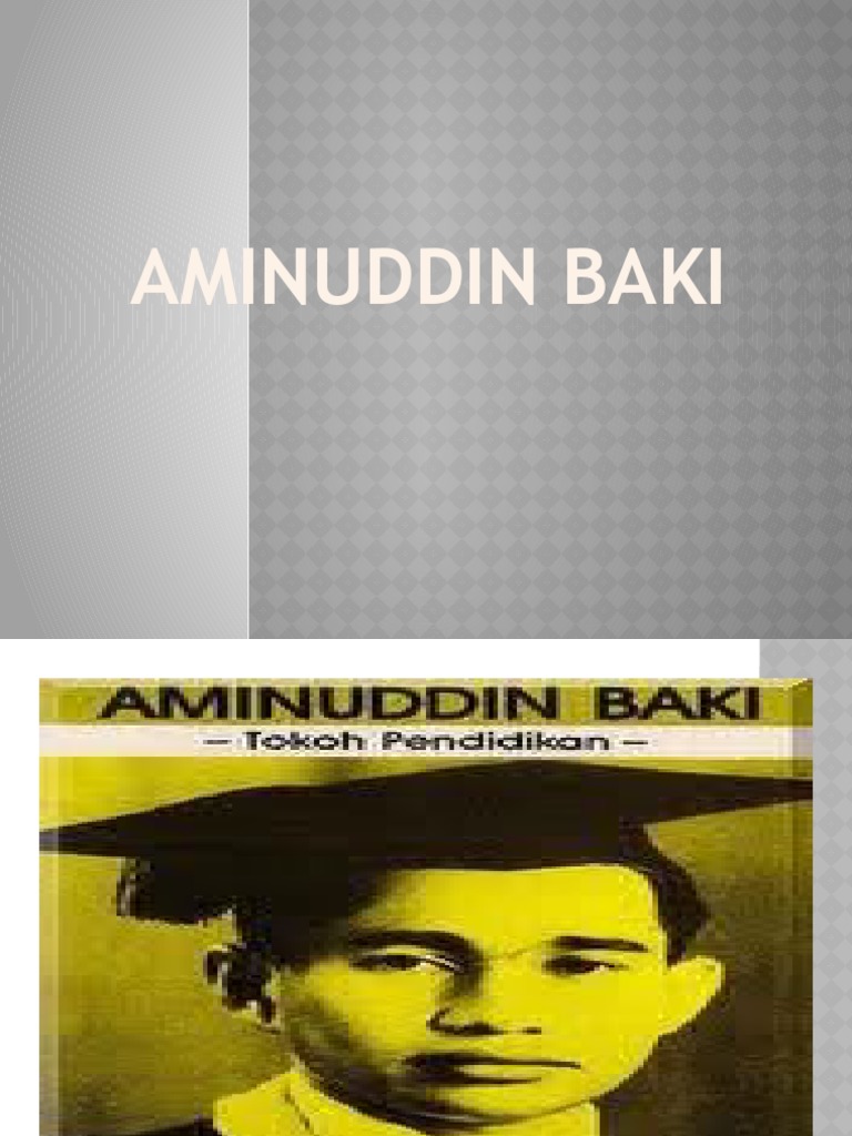 L.B. Tokoh Aminuddin Baki | PDF