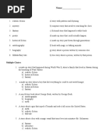 Grade 7 - Short Story Unit | PDF | Reading Comprehension | Lesson Plan