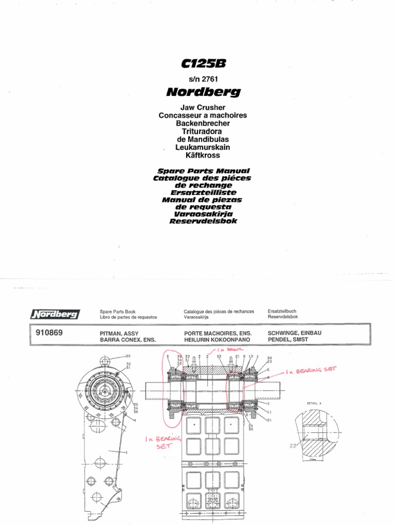 Jaw Crusher - Pitman Assembly Spares | PDF
