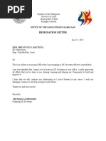 Letter To Barangay Captain | PDF
