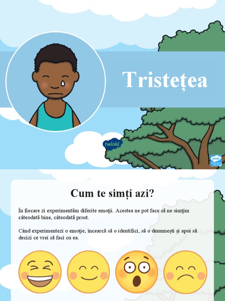 Emotii - Tristetea - Prezentare PowerPoint | PDF