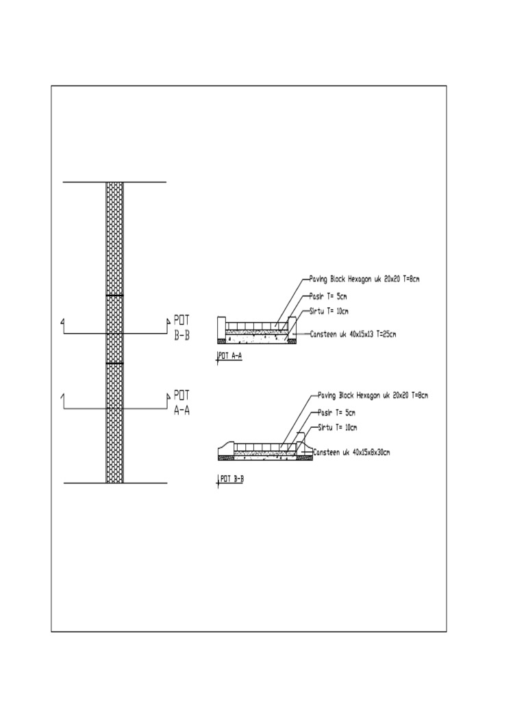 Detail Paving Block-Layout1 PDF | PDF