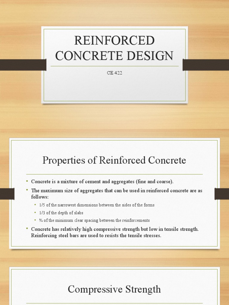 Reinforced Concrete Design | PDF | Strength Of Materials | Concrete