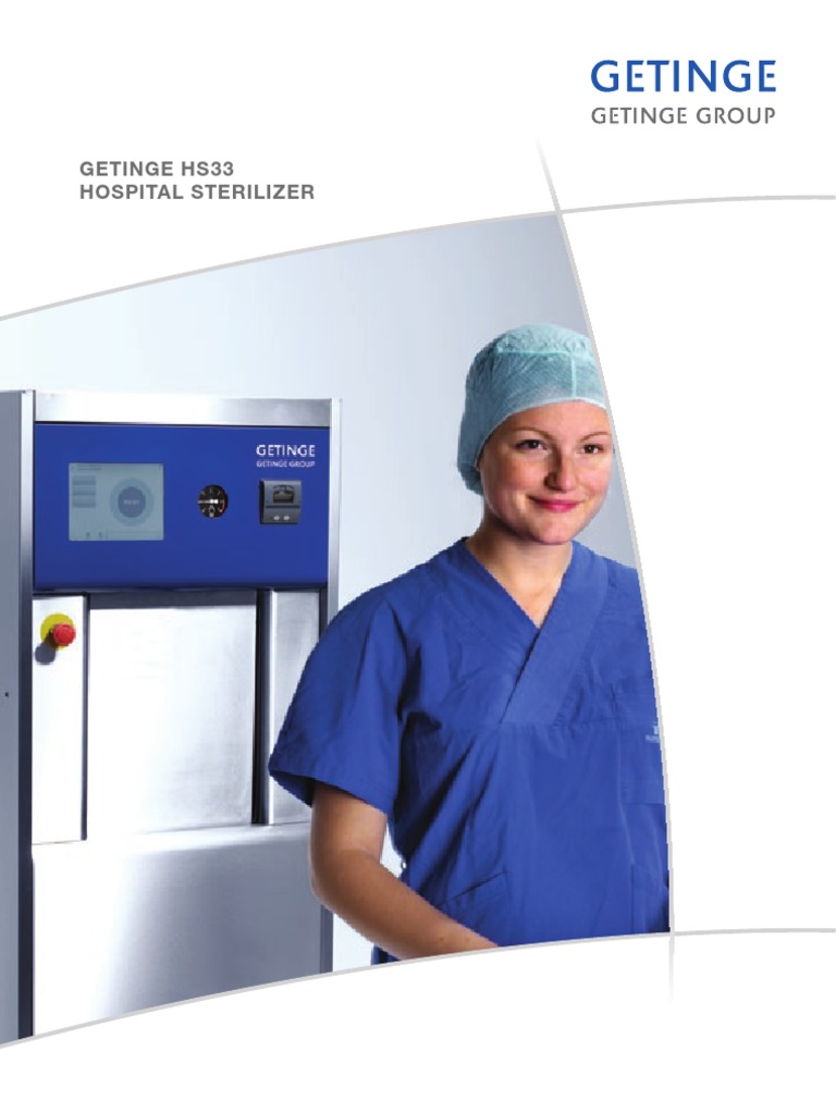 Getinge Hs33 Hospital Sterilizer | PDF | Infection Control | Water