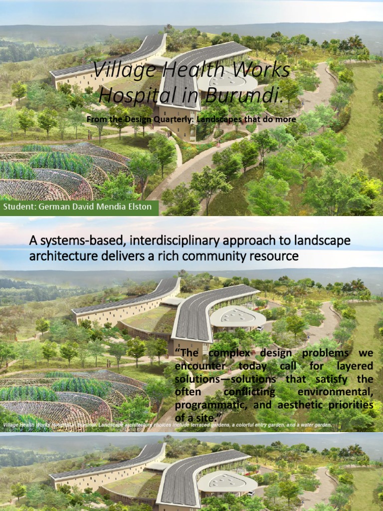 Village Health Works Hospital in Burundi PDF | PDF | Landscape | Gardens