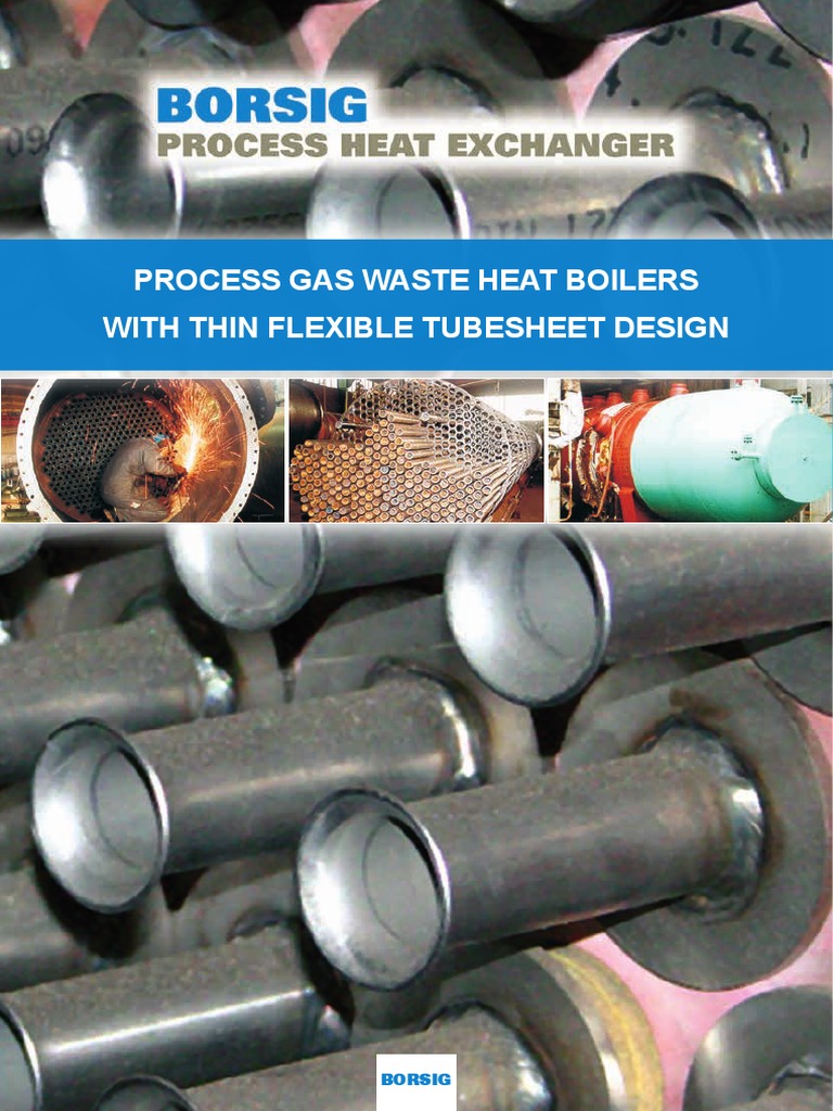 BPHE Process Gas Waste Heat Boilers With Thin Flexible Tubesheet Design ...