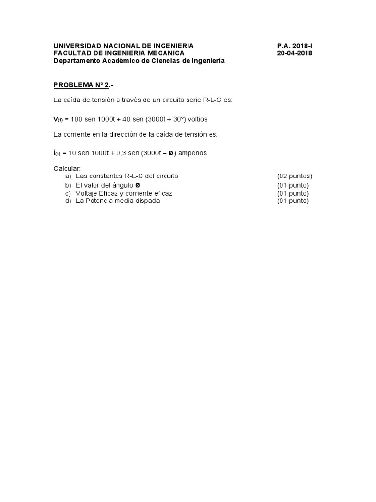 Problema Propuesto | PDF