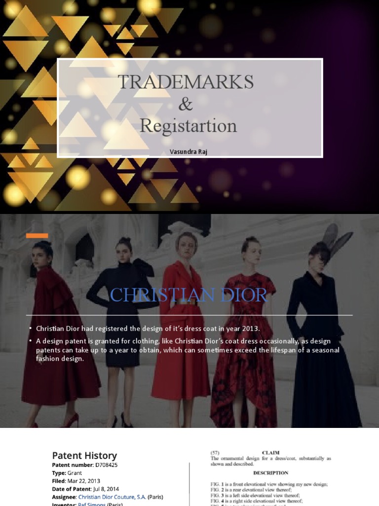 Design Registrations, Trademarks Luxury Brands | PDF