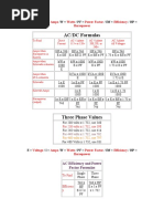 Basic Motor Formulas and Calculations PDF | PDF | Horsepower | Torque