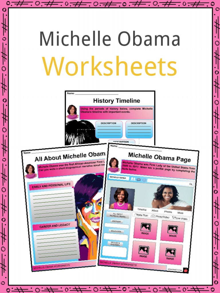 Michelle Obama: Worksheets | PDF | Michelle Obama