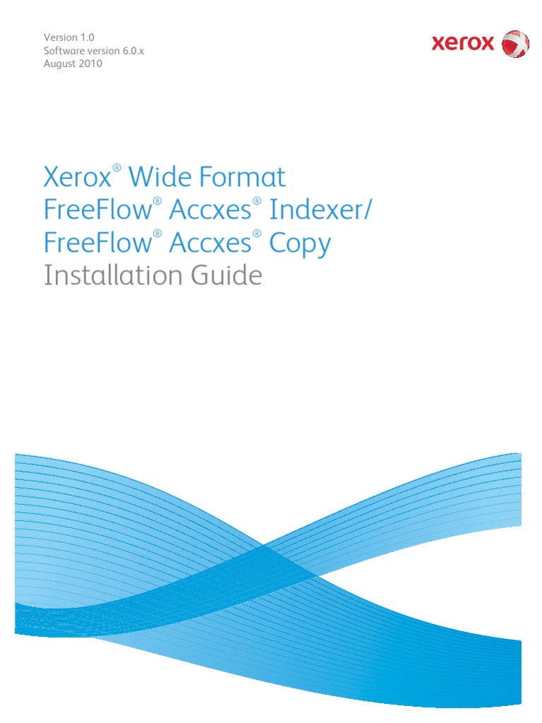 Xerox Wide Format Freeflow Accxes Indexer/ Freeflow Accxes | PDF ...