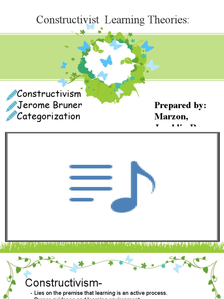 Constructivist Learning Theories:: Constructivism Jerome Bruner ...