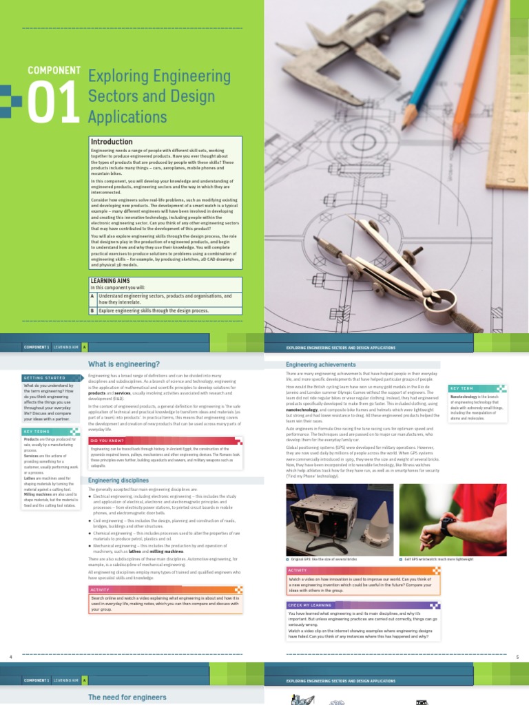 Btec Tech Award Engineering Student Book | PDF | Engineer | Safety