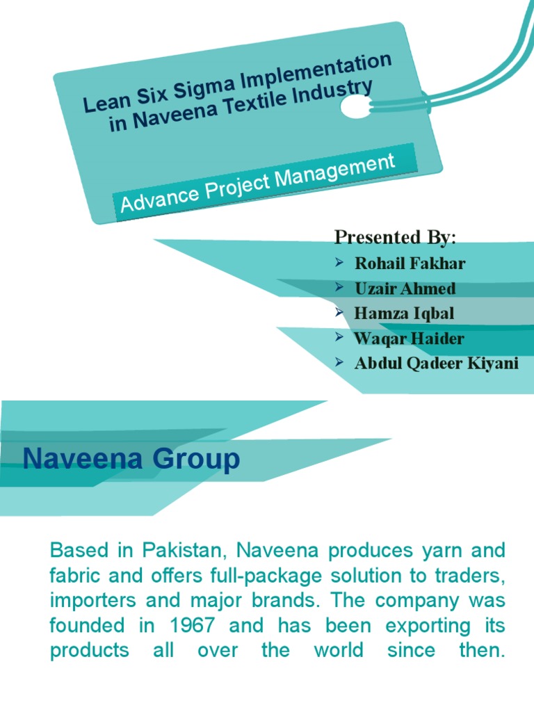 Advance Project Management Presentation Pdf Six Sigma Lean