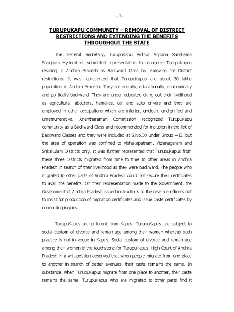 Turupu Kapu Community PDF | PDF