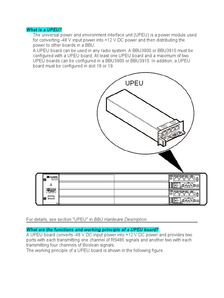 What Is A UPEU | PDF | Telecommunications Engineering | Physical Layer ...