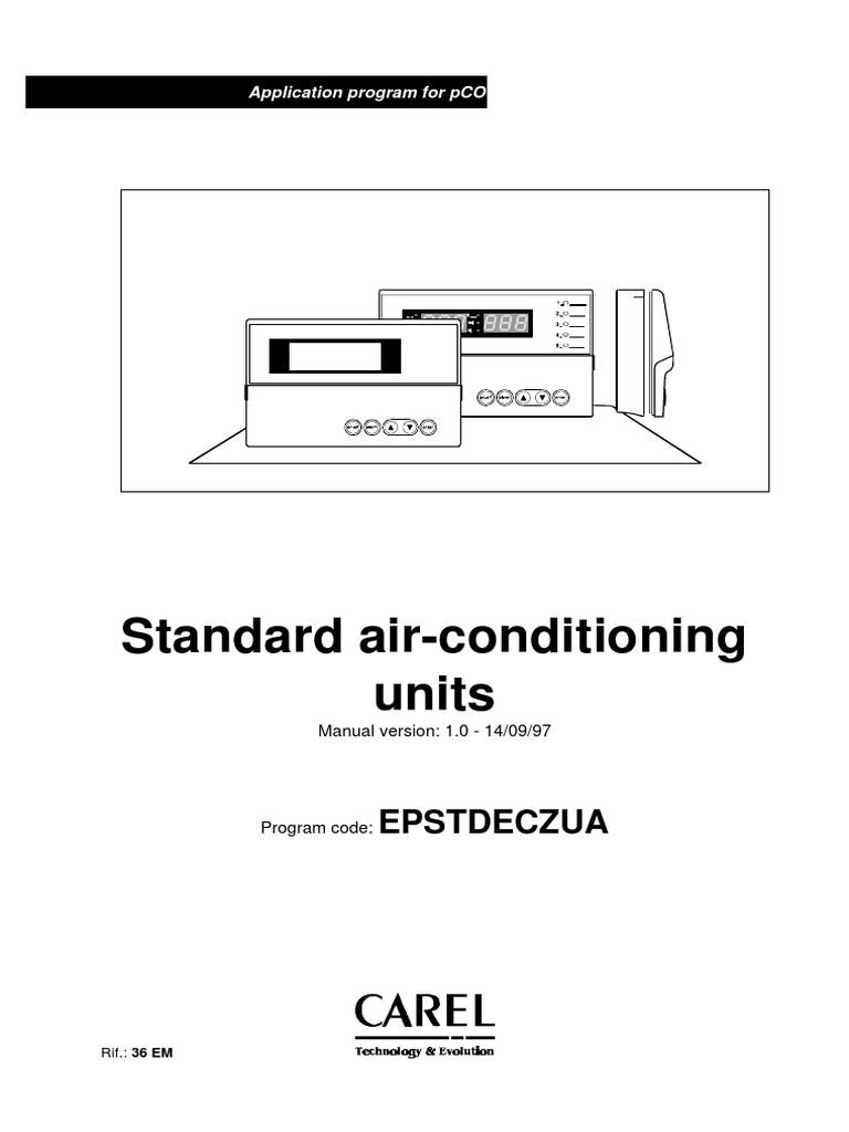 Standard Air-Conditioning Units: Epstdeczua | PDF | Air Conditioning ...