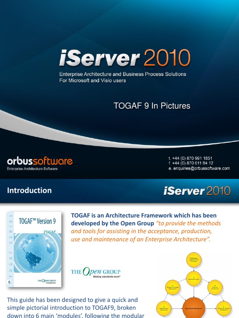 Togaf in Pictures 2010 | PDF | Information Management | Information ...